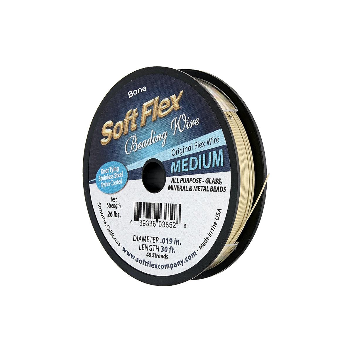 Soft Flex 0.019" Bead Wire 30 ft | 49-Strand Colored — Otto Frei