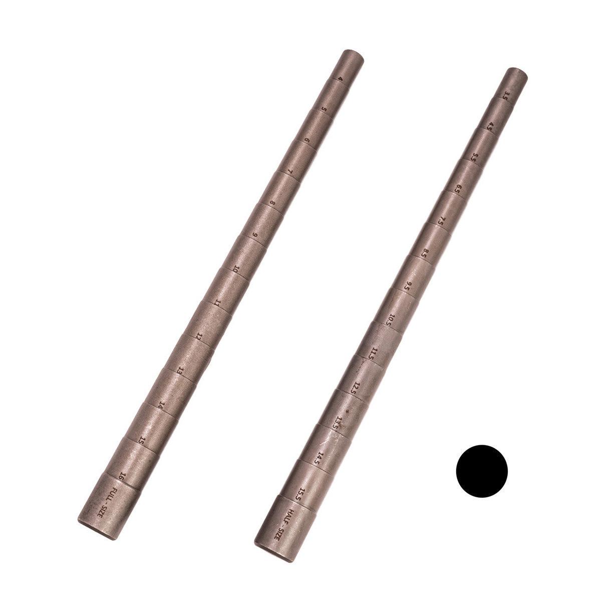 Steel Stepped Ring Mandrels Full & Half Sizes | Otto Frei