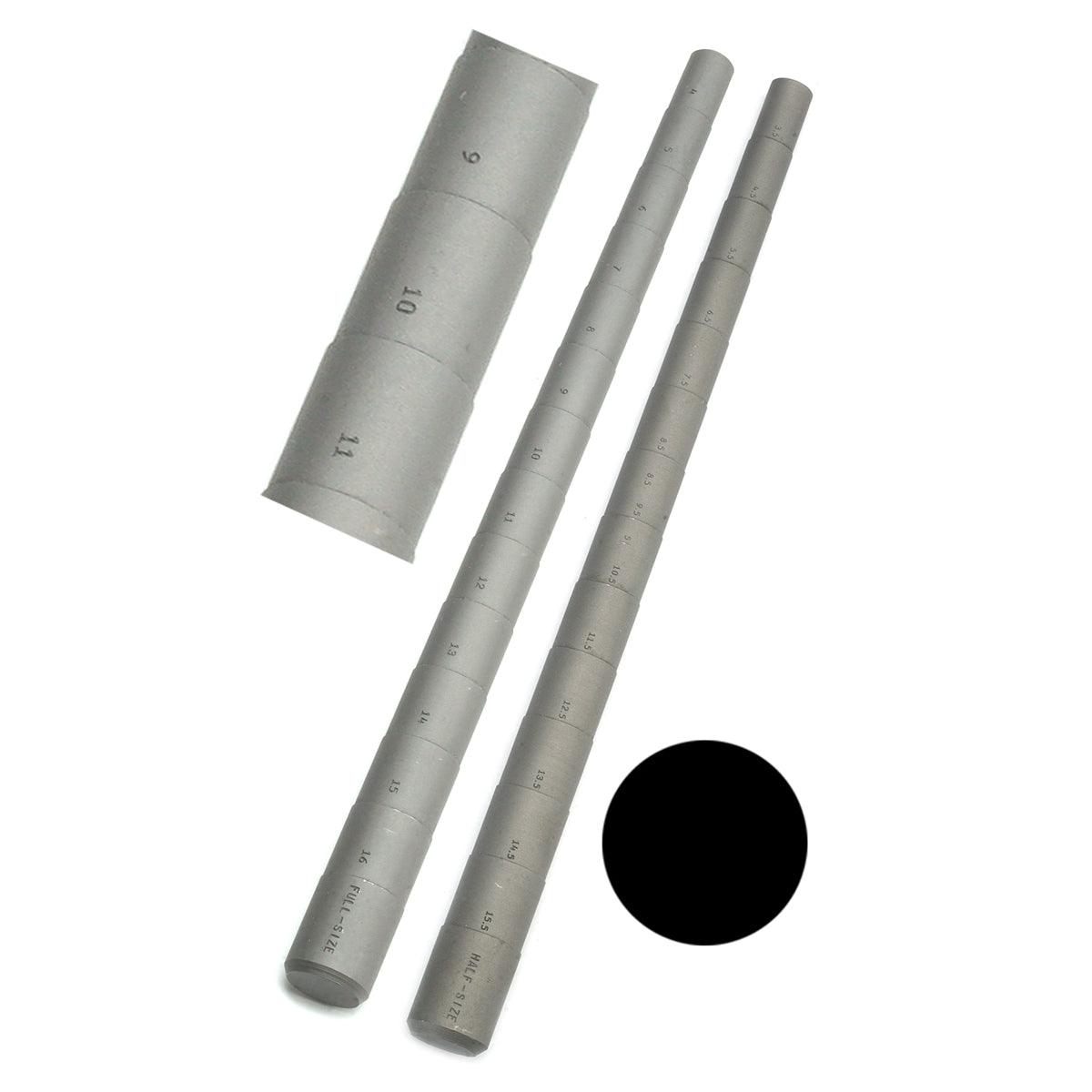 Steel Stepped Ring Mandrels Full & Half Sizes | Otto Frei