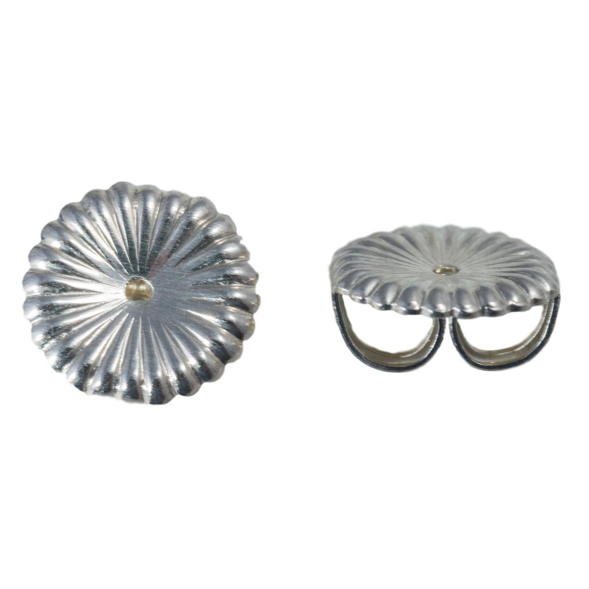 Sterling Silver Monster Starburst 9mm Friction Earring Backs | 6-Pack ...