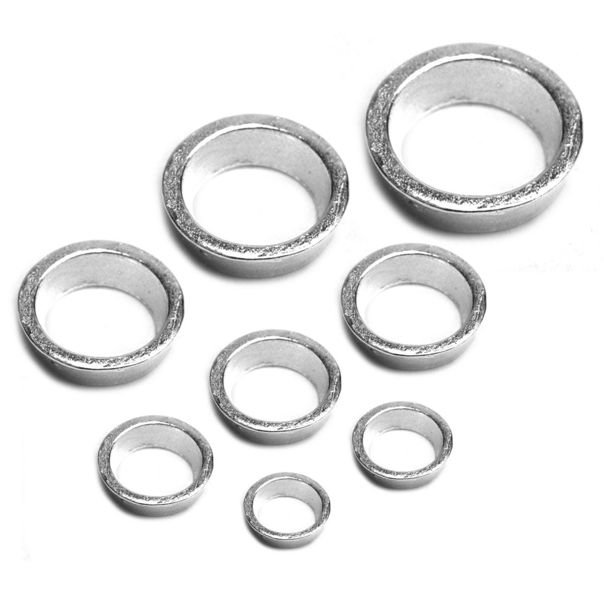 Sterling Silver Round Low Tapered Bezel Settings | OttoFrei — Otto Frei
