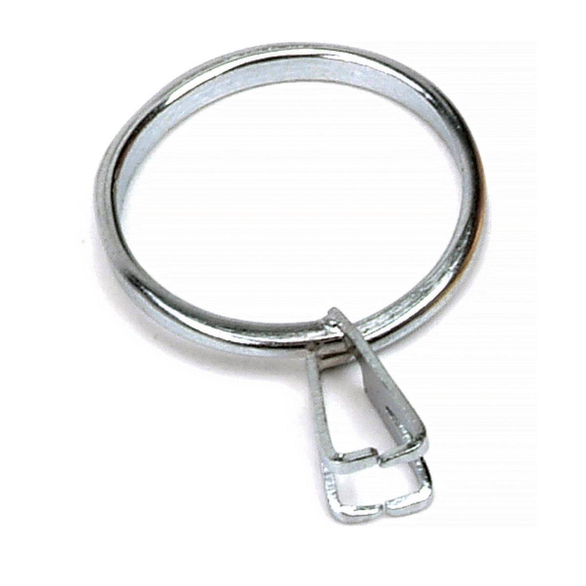 Large White Stone Holder Display Ring Spring Type — Otto Frei