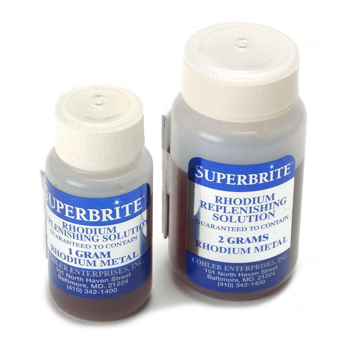 Superbrite Rhodium Replenishing Solutions-1 Gram & 2 Grams — Otto Frei