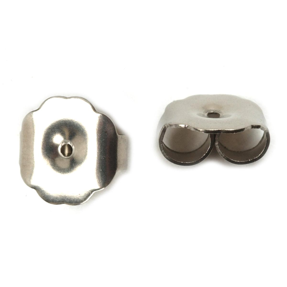 Surgical Stainless Steel Monster Friction Earring Backs | Pack of 144 ...
