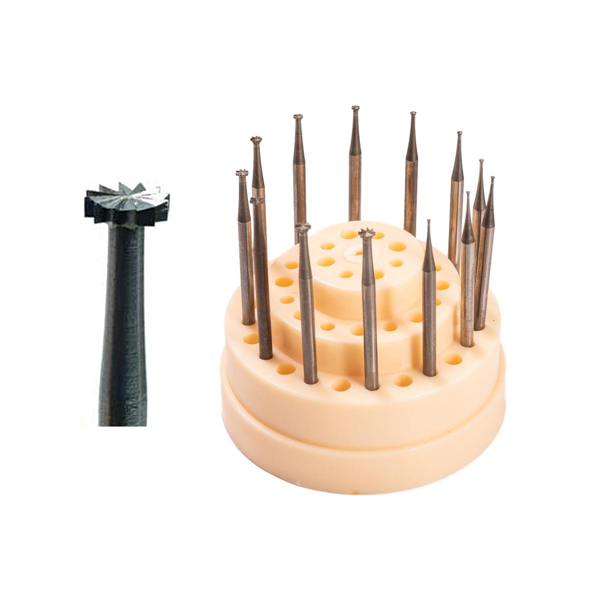Swiss Wheel Bur Kit 13 Pieces. 0.60mm To 2.90mm | OttoFrei.com — Otto Frei