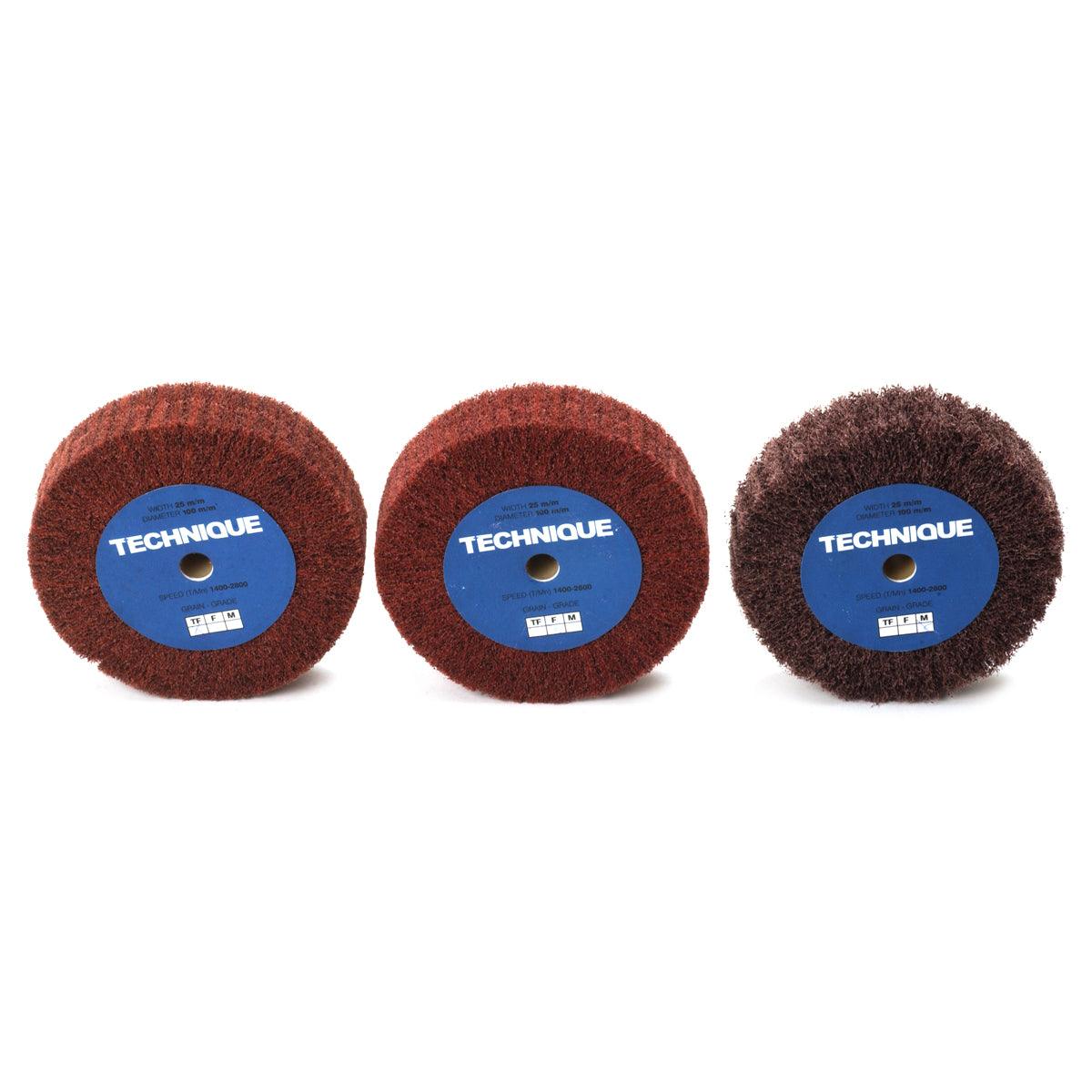 Technique Bufflex Satin Finish Wheels 100mm x 25mm | Technique — Otto Frei