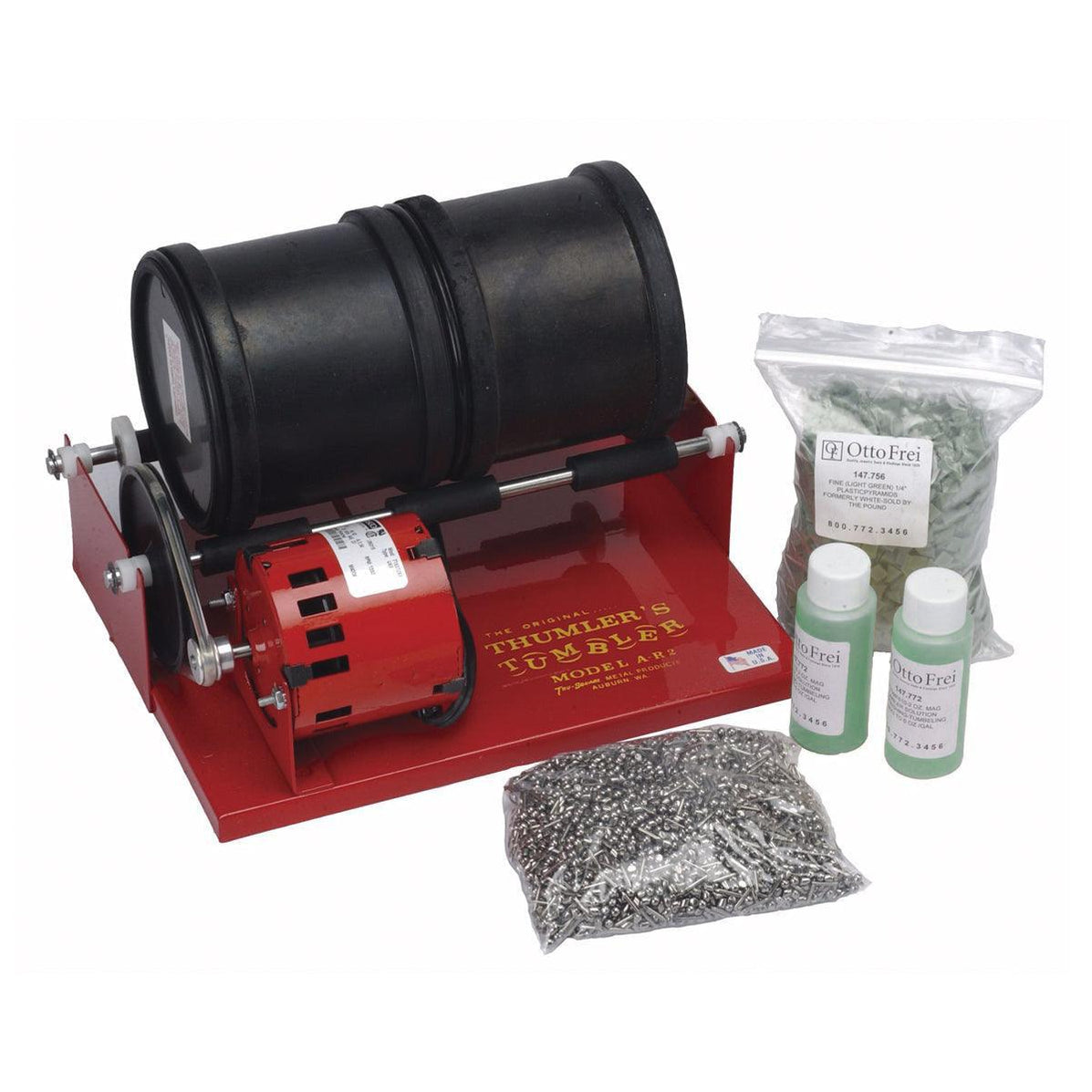 Thumler's Tumbler Model A-R2 Double Barrel Small Rotary Tumbler Kit ...