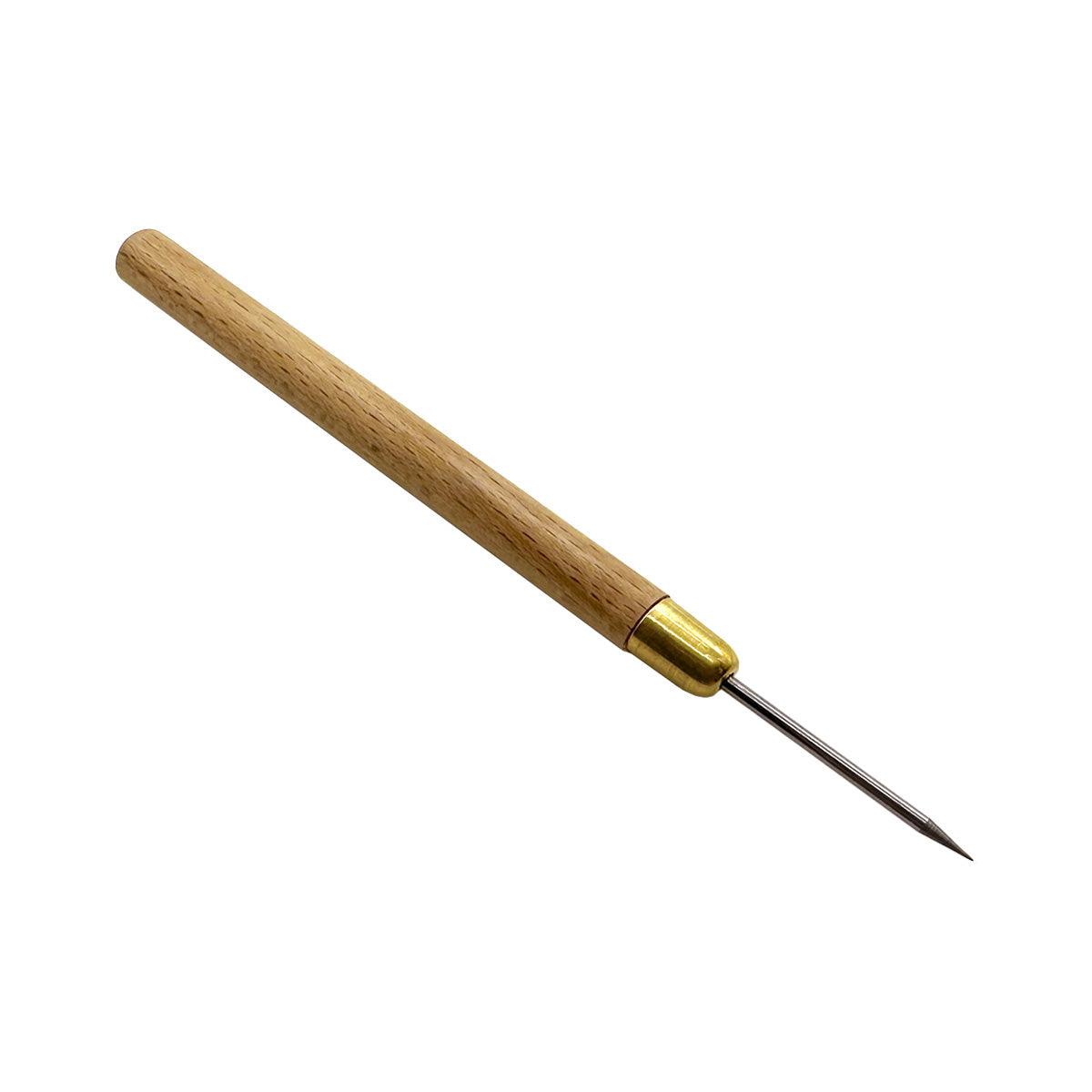 Tungsten Carbide Solder Pick | Wood Handle & Brass Ferrule — Otto Frei