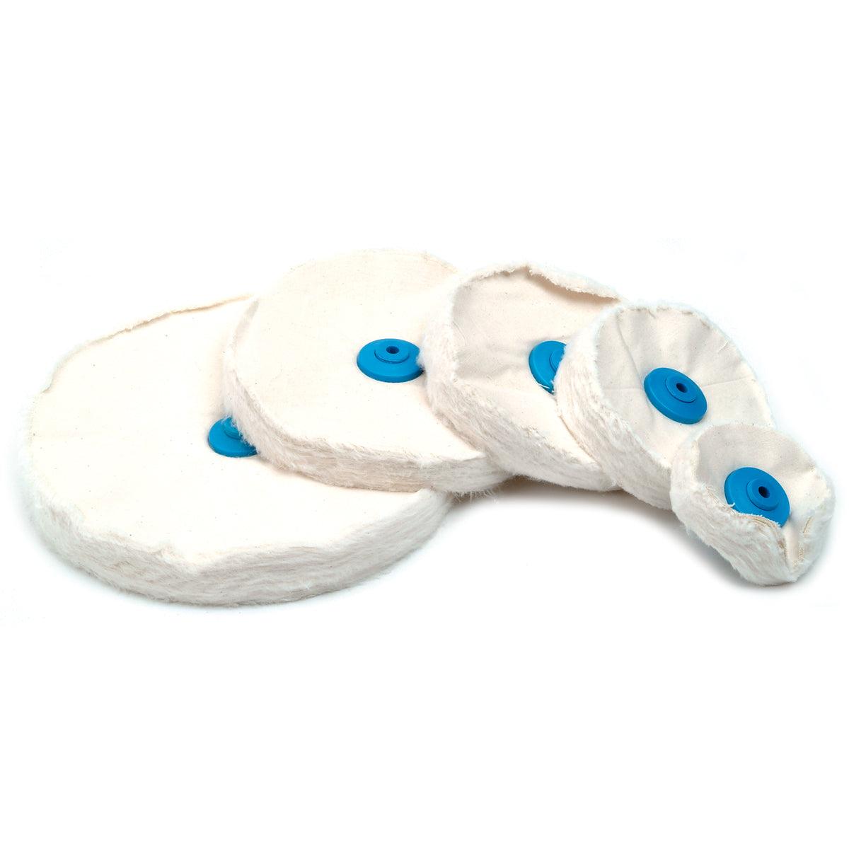 Unstitched Finex Muslin Buff with Plastic Center | Otto Frei