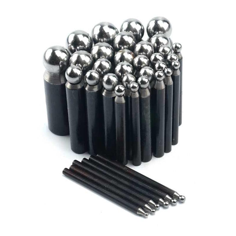 Closeout DWO Value Line Dapping Punch Assortment Of 36-3.2mm to 25.4mm ...