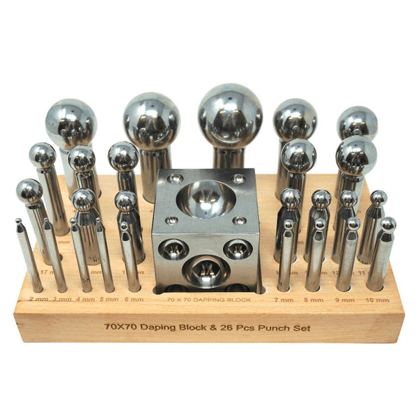 Value Line Matched Dapping Punch & Block Set of 26 | OttoFrei.com ...