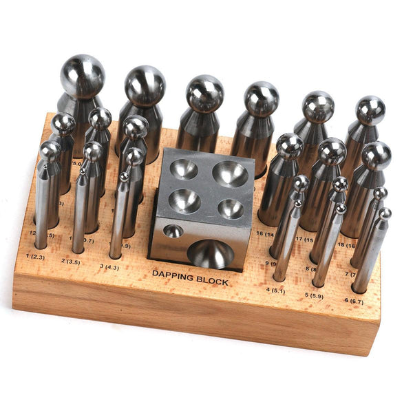 Value Line Pro Dapping Punch and Block Set of 24 | OttoFrei.com — Otto Frei