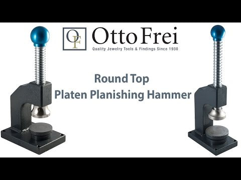 Spring Loaded Planishing Hammer-Standard Size-2-3/8" (62mm) Top Platen ...