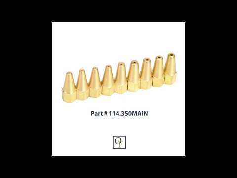 Meco Midget Torch Tip - Kit of 9 | OttoFrei.com — Otto Frei